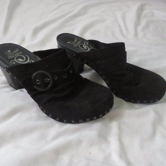 Dansko | Shoes | Dansko Nadine Black Clogs Size 4 | Poshmark